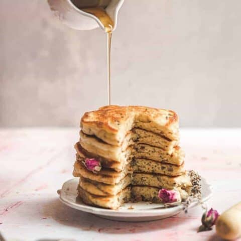 How To Make Lavender Pancakes - Frolic & Fare