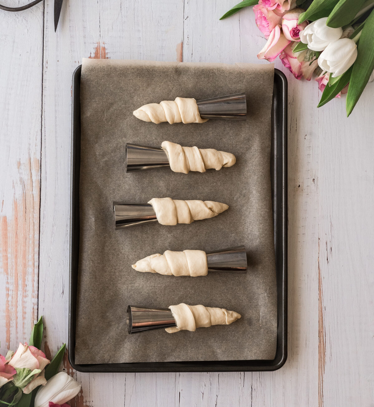 Carrot Shaped Stuffed Crescent Rolls - Frolic & Fare