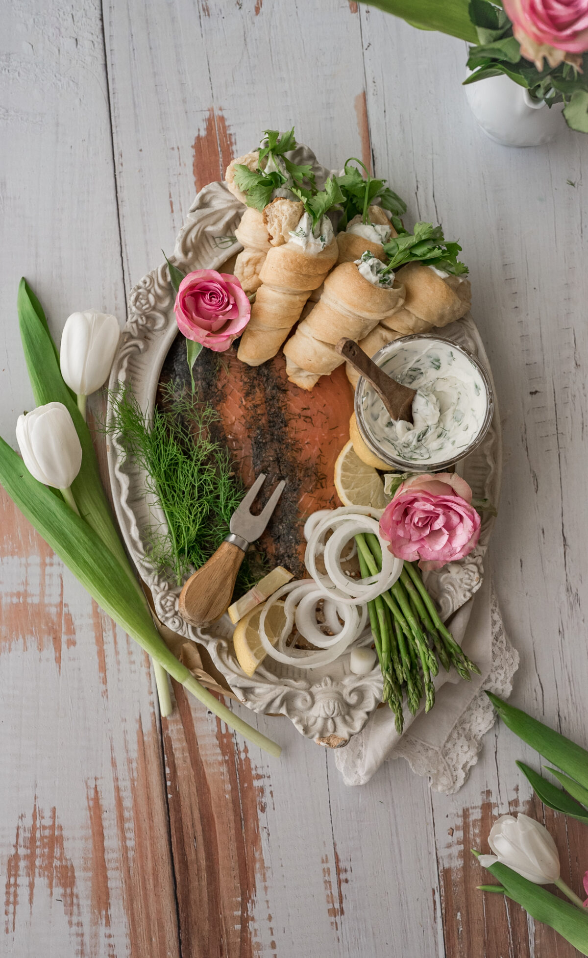 Carrot Shaped Stuffed Crescent Rolls - Frolic & Fare