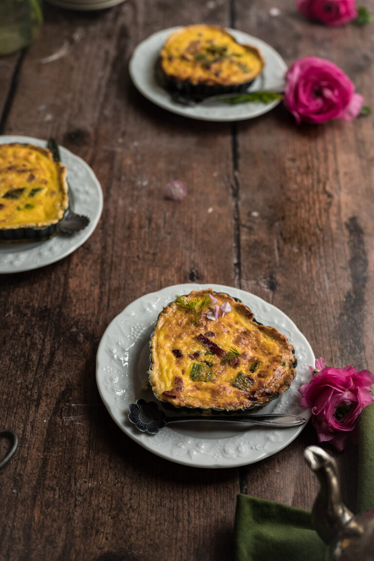 Mini Classic Quiche Lorraine Recipe - Frolic & Fare