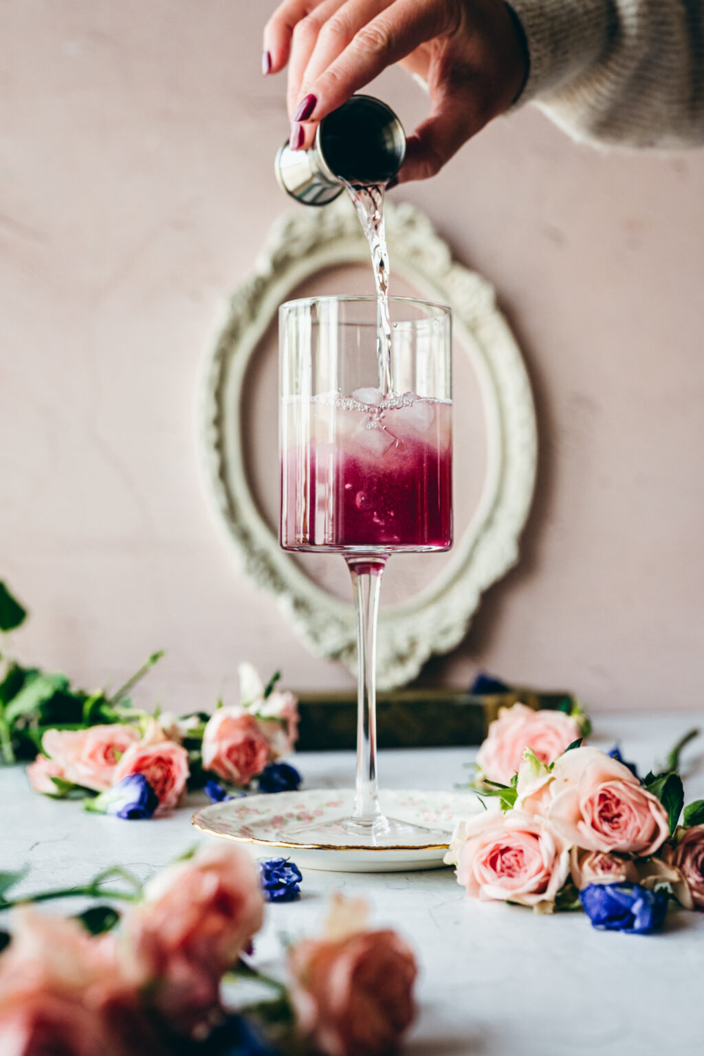 Butterfly Pea Flower Cocktail - Frolic & Fare