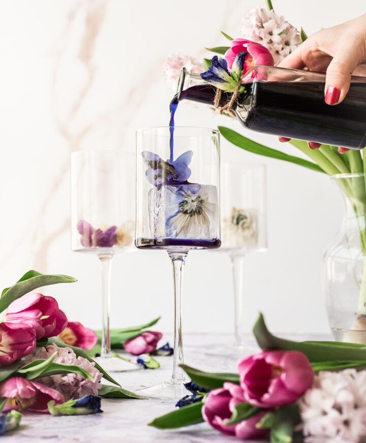 How To Make Butterfly Pea Flower Syrup - Frolic & Fare