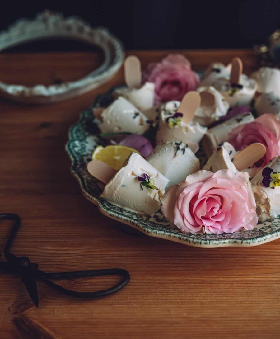 Lavender Lemon Ice Cream - Frolic & Fare