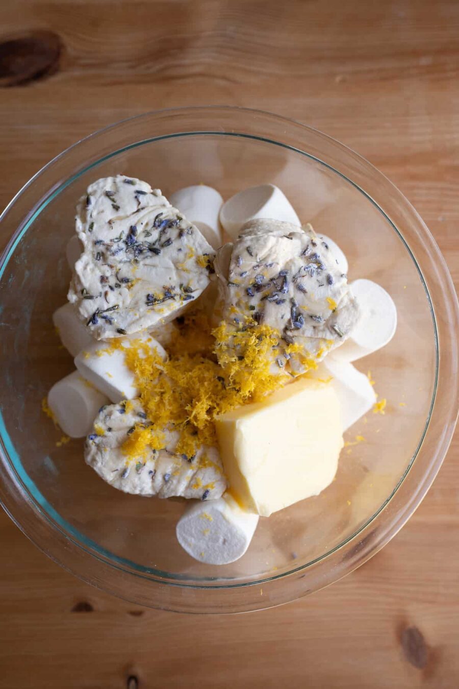 Lavender Lemon Rice Krispy Treats - Frolic & Fare