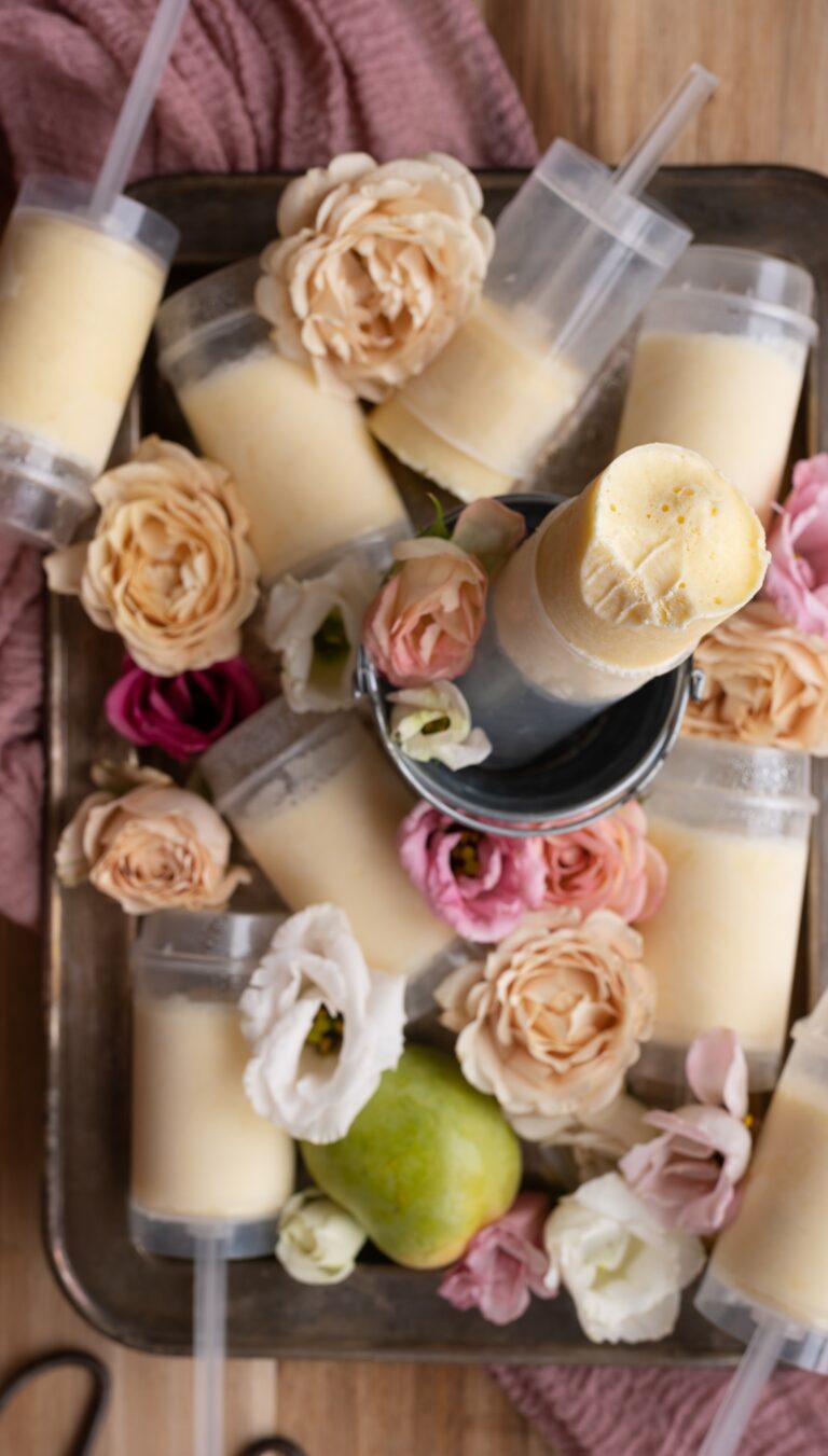 Creamy Mango Push Pops - Frolic & Fare