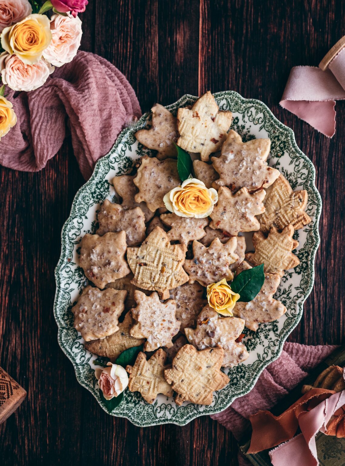 Maple Bacon Shortbread Cookies - Frolic & Fare