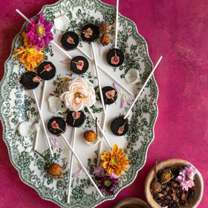 Homemade Elderberry Lollipops - Frolic & Fare