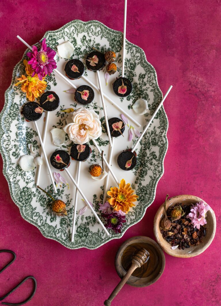 Homemade Elderberry Lollipops - Frolic & Fare