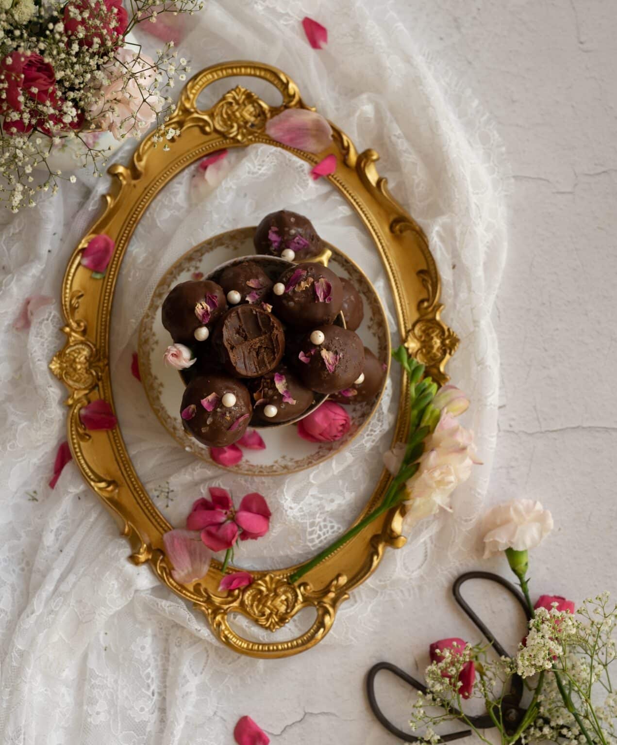 Romantic Rose Truffles - Frolic & Fare