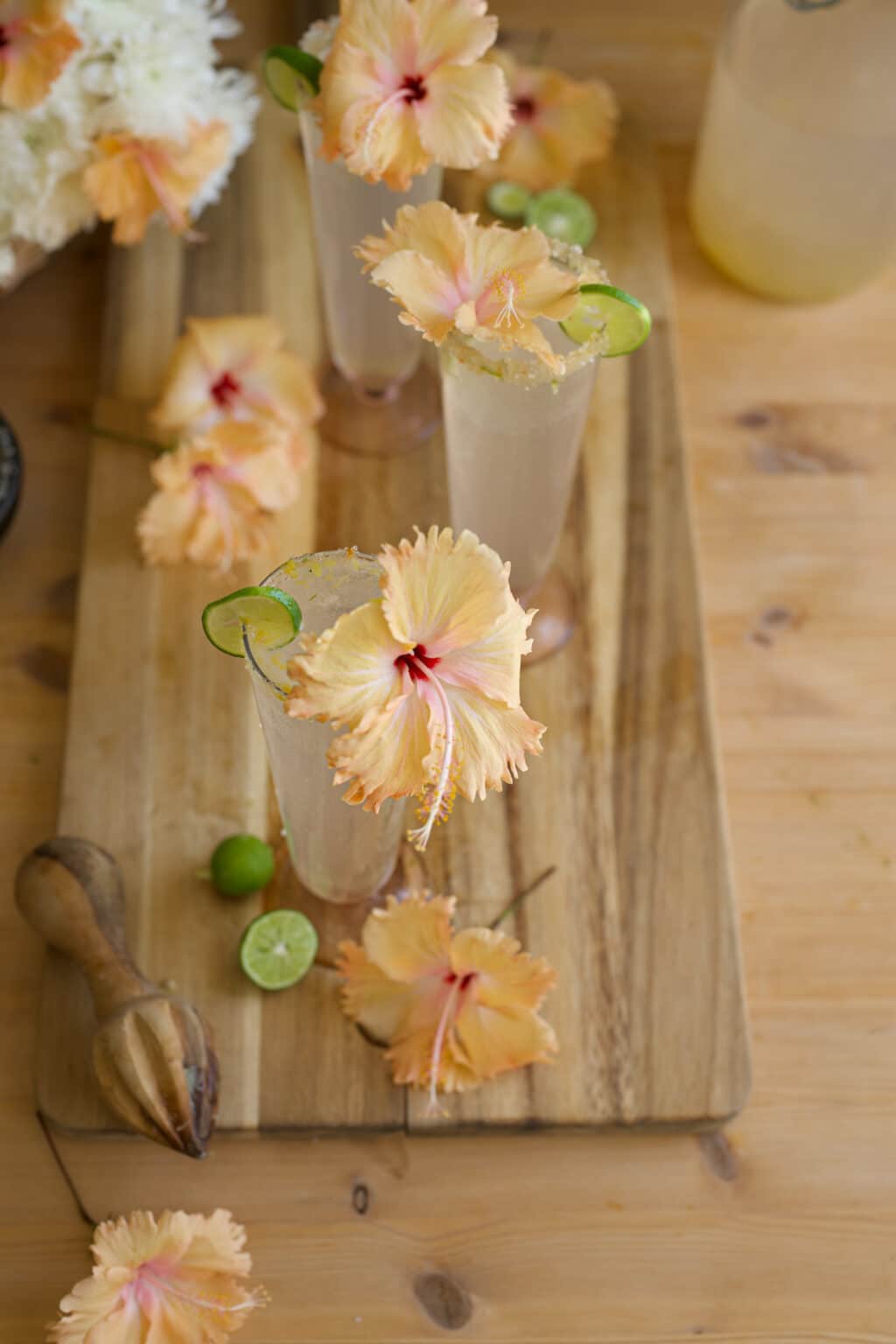 Refreshing Hibiscus Limeade - Frolic & Fare